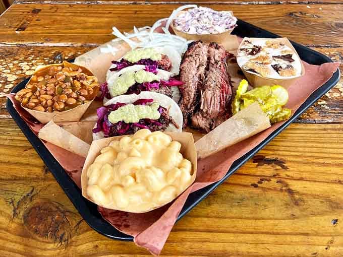 This platter's got more personality than most people you know, complete with sides that actually deserve the spotlight.