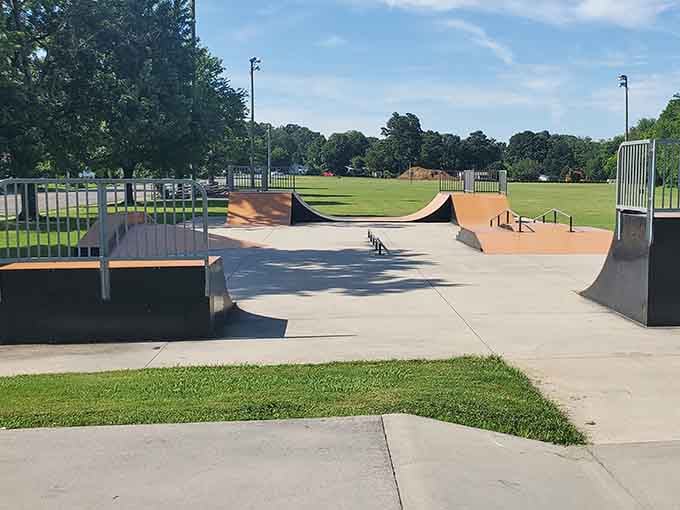 Local skate parks mean your kids have somewhere to go that doesn't require a second mortgage to access regularly.