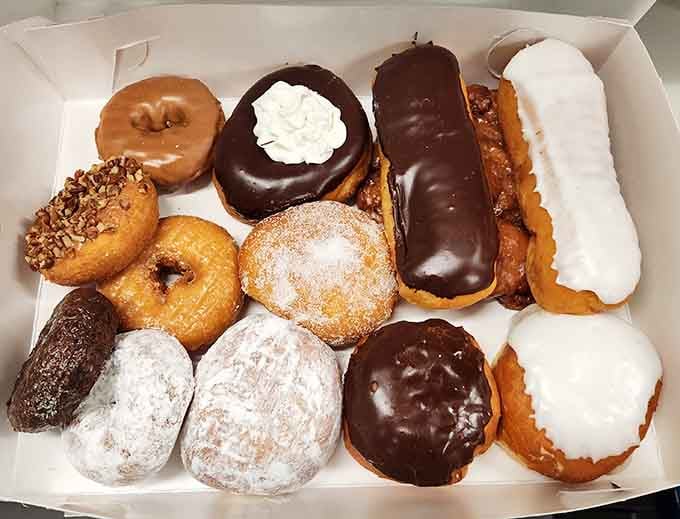 This box contains enough variety to settle any family donut debate, or start a delicious new one.