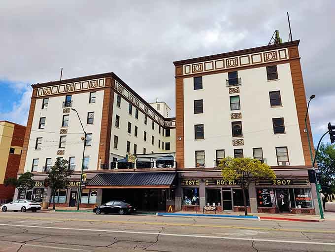The Gadsden Hotel stands tall like it wandered off a Hollywood set and decided border life suited it better.