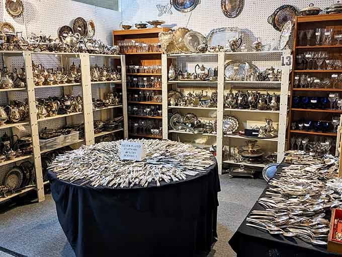 More silverware than a Kennedy family reunion, each piece waiting to grace your next dinner party.