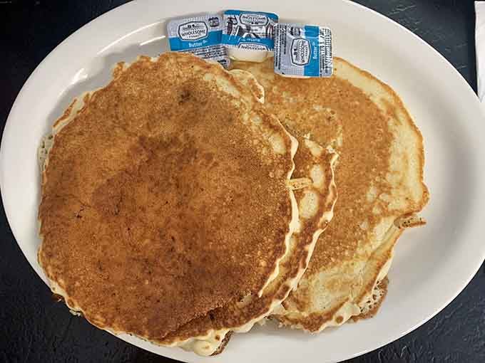 These aren't just pancakes, they're fluffy circles of joy that understand the assignment and exceed all expectations.