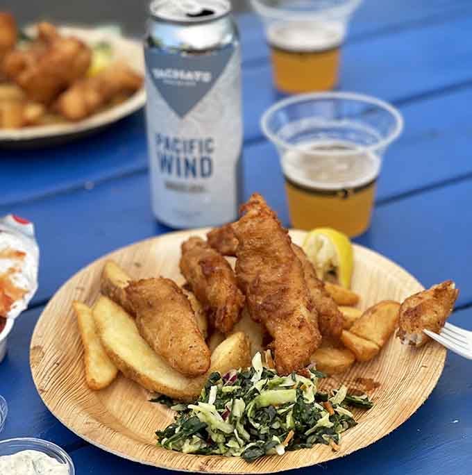 Nothing pairs with exceptional fish and chips quite like a cold beer on a sunny Portland afternoon, friends.