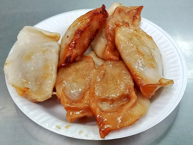 Pan-seared perfection with those gorgeous caramelized bottoms that crunch like autumn leaves, but taste infinitely better.