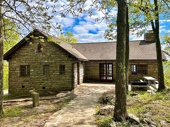 The Tea Room building stands as a testament to when park architecture actually had character and personality.