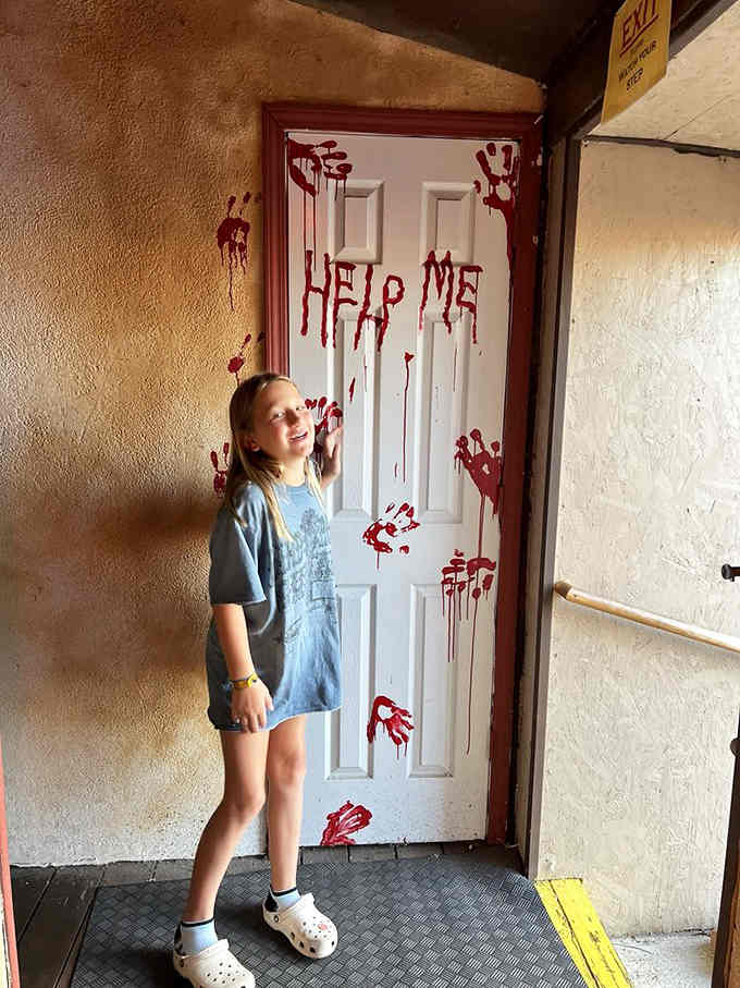 That "Help Me" door has seen more dramatic reactions than a soap opera season finale, and it never gets old.
