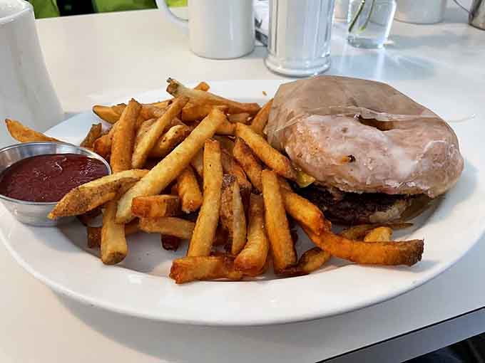When a donut becomes your burger bun, you've crossed into territory that would make Elvis himself jealous.