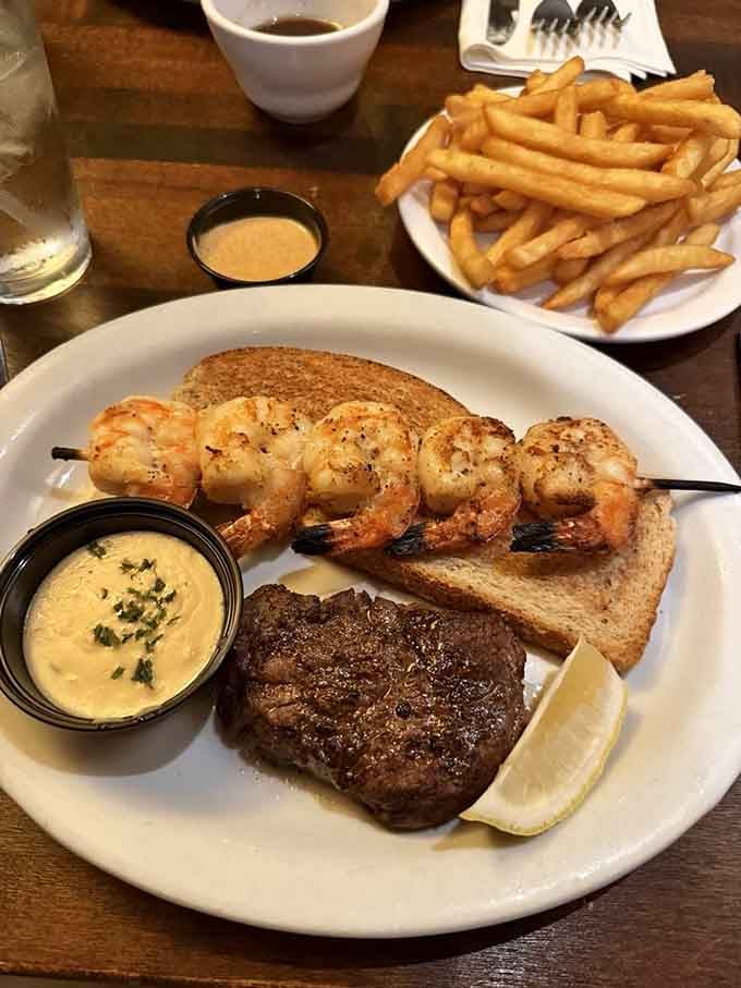 Surf and turf done right, because why choose between land and sea when you can have both?