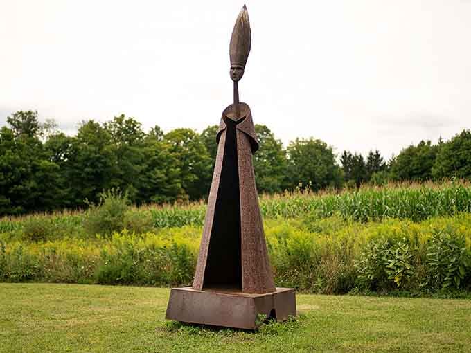 The Bishop stands tall and mysterious, like it's guarding secrets only the forest knows about.