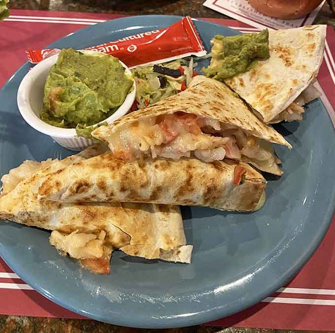 Golden, crispy quesadillas served with fresh guacamole because some combinations are just meant to be together forever.