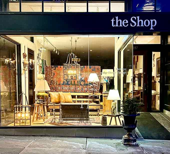 Vintage treasures spilling onto the sidewalk because one building simply can't contain all this character.