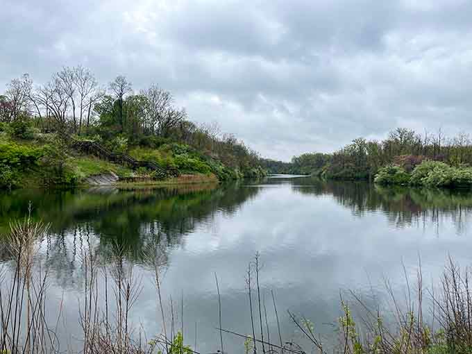 Mirror-like waters reflect the sky so perfectly, you'll question which way is up in the best possible way.