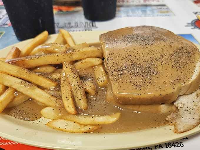 When gravy pools around your sandwich like a delicious moat, you know someone in the kitchen truly cares about joy.