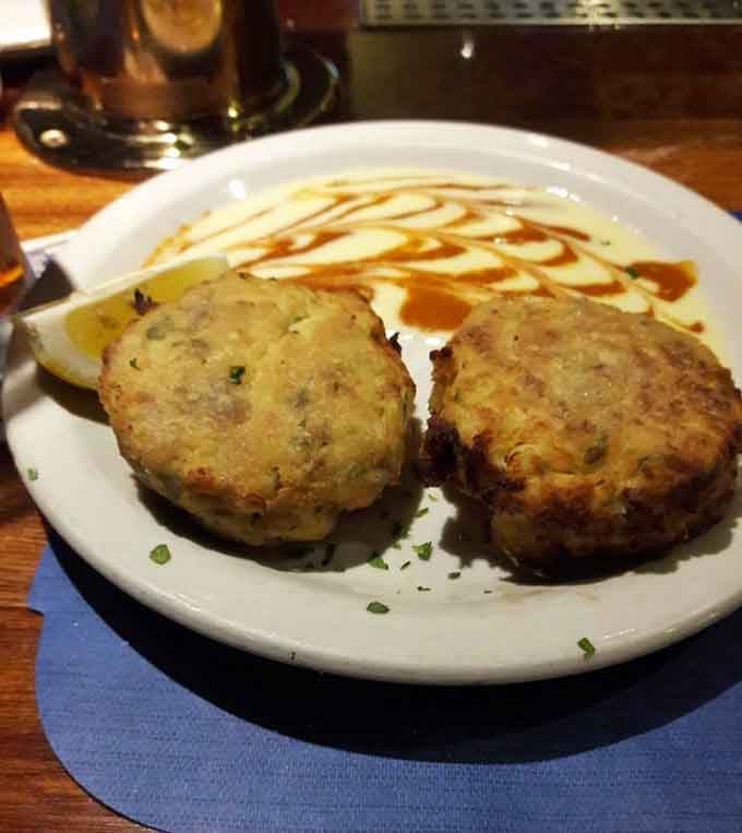 These crab cakes are what happens when fresh Atlantic crab meets decades of culinary expertise, no filler necessary, just pure deliciousness.