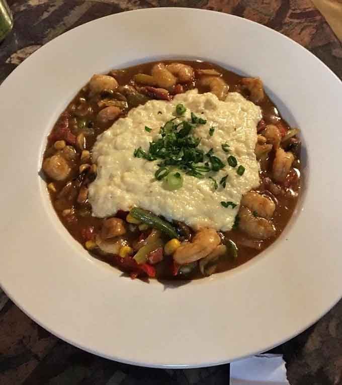 Shrimp and grits so creamy and comforting, they'll make you forget you're nowhere near the Gulf Coast today.