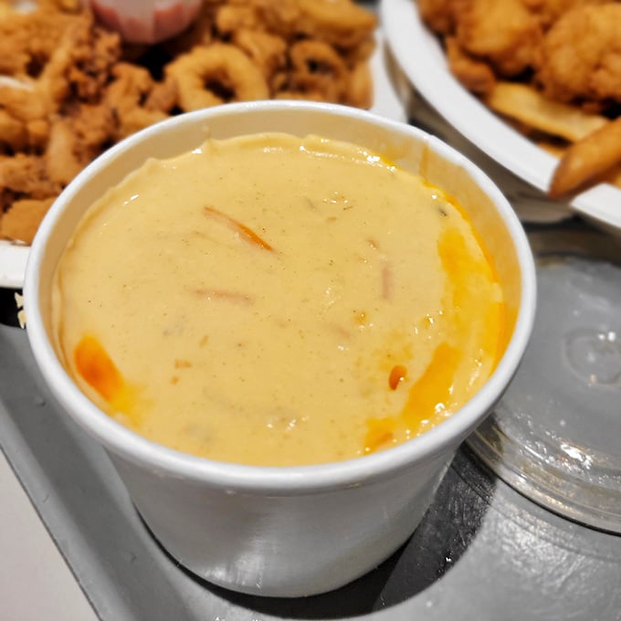 That golden glow isn't just butter&mdash;it's liquid happiness in a cup, proving chowder can be life-changing.