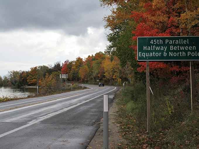 Halfway between the equator and Santa's workshop, this spot proves Michigan knows exactly where the sweet spot is.