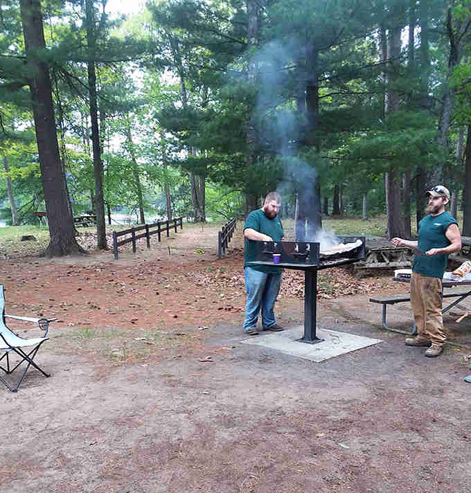 When the grill smoke rises through the pines, you know someone's making memories that'll outlast any restaurant reservation.