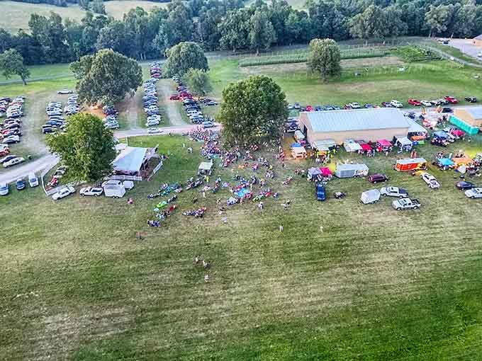 Community gatherings where the parking lot fills up faster than a Costco on sample day, and everyone's genuinely happy about it.