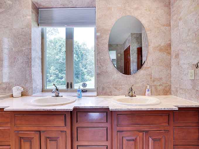 Double sinks mean no fighting over counter space, a luxury even medieval monarchs never experienced in their castles.