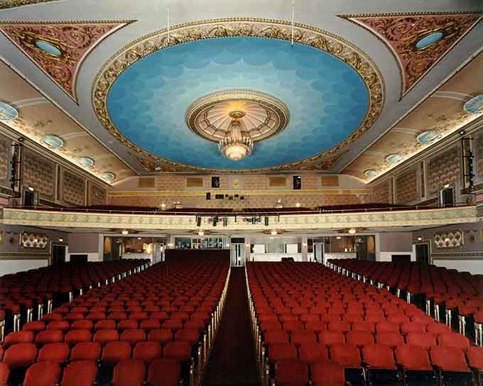 The Renaissance Theatre's ornate interior makes modern movie theaters look like they're not even trying anymore.