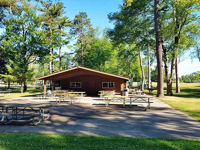 Waterfront parks like this are what retirement dreams are made of, minus the Florida humidity and crowds.