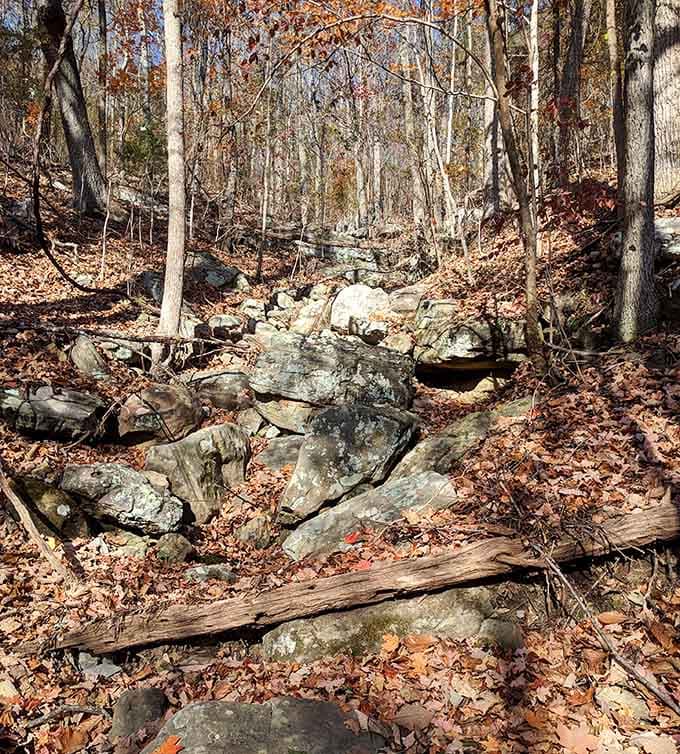 Rocky terrain that'll make you grateful for those sturdy boots you almost didn't wear because they weren't Instagram-worthy enough.