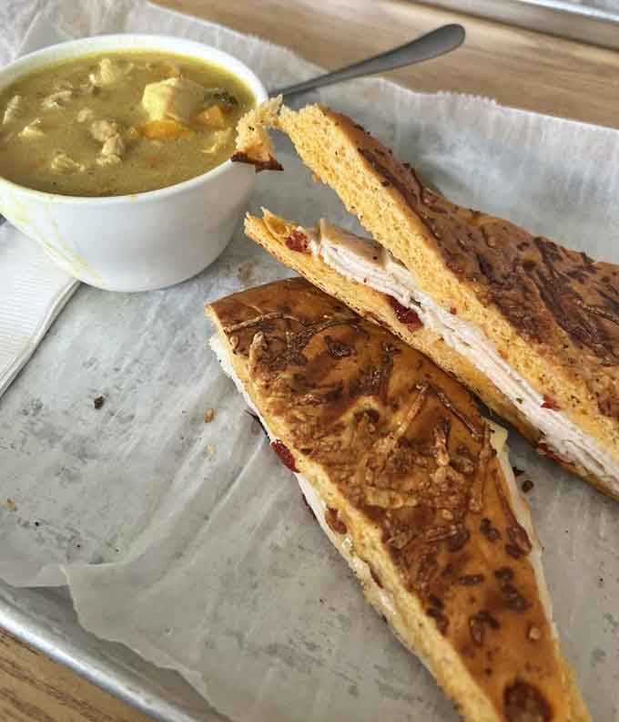 Golden-grilled perfection meets melty cheese in this panini that understands what toasted bread is supposed to accomplish.