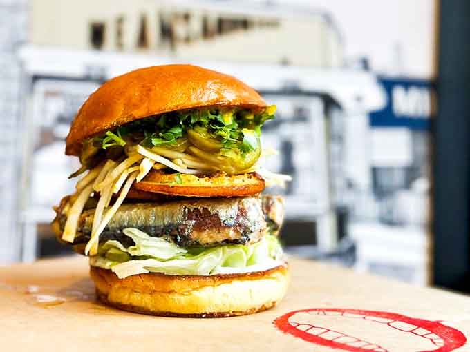 Spanish sardines wedged between fried lemons prove that sometimes the wildest combinations make the most delicious sense possible.