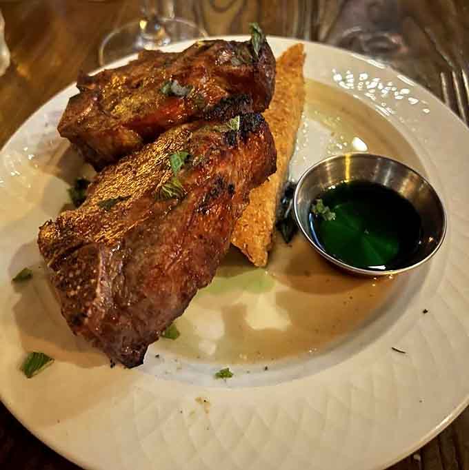 These lamb chops are seared to absolute perfection, tender enough to make you reconsider your dinner plans.