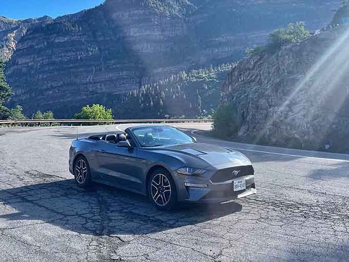 When even the sports cars pull over to admire the view, you know you've found something special.