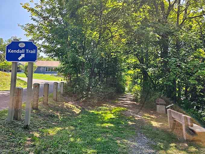 The Kendall Trail beckons hikers into forests that remember when your grandparents were young and carefree.