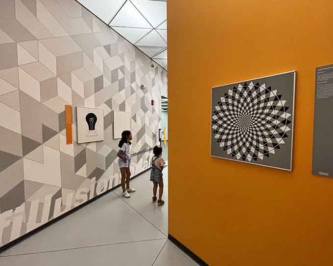 Clean lines and geometric patterns everywhere, because apparently your brain needed more reasons to feel confused today.