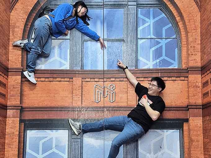 Defying gravity never looked so effortless, though your Instagram followers will definitely demand an explanation for this one.