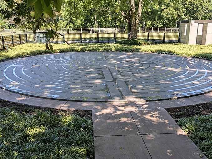 This ground-level labyrinth offers meditation without the hedge maze panic of "The Shining."