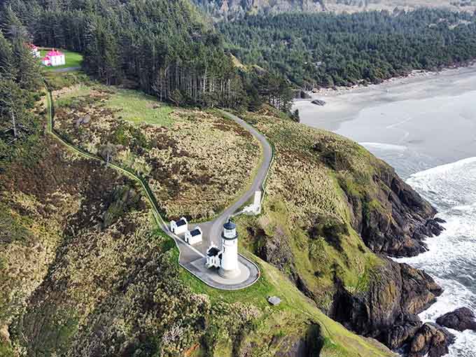 From above, you can see why mariners needed all the help they could get navigating these waters.