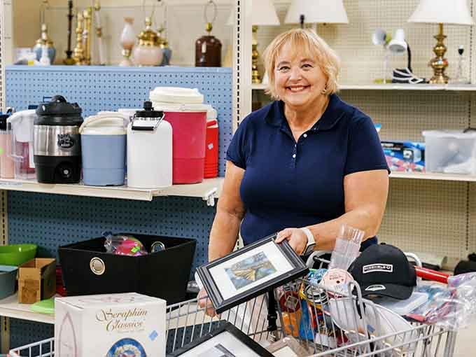 Shopping carts full of possibilities and smiles that say "I found exactly what I didn't know I needed."