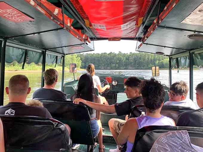 Inside the Duck, every passenger becomes an explorer, watching Wisconsin's beauty unfold from the perfect vantage point.
