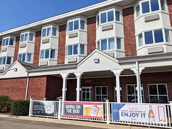 The Comstock Inn proves that comfortable lodging and architectural charm can coexist peacefully in one building.