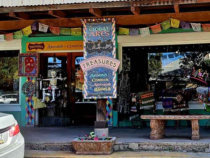 Global Arts Gallery bursts with color and creativity, proving small towns can have seriously big artistic souls.