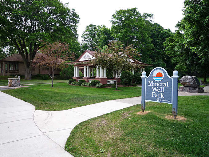 Mineral Well Park offers green spaces and historic charm, perfect for contemplative strolls or pretending you're in a Jane Austen novel.