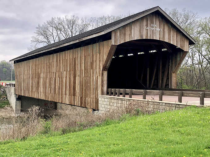 This covered bridge has been Instagram-ready since the 1860s, long before anyone knew what a filter was or needed one.