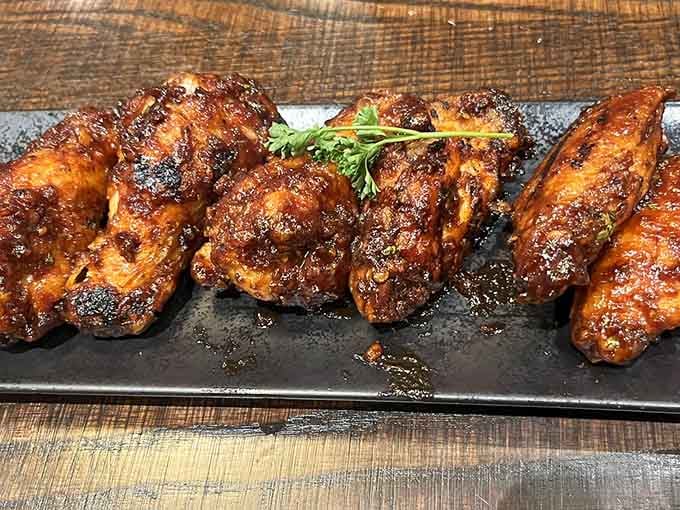 Wings so good they might actually deserve that "Best on the Planet" title on the menu.