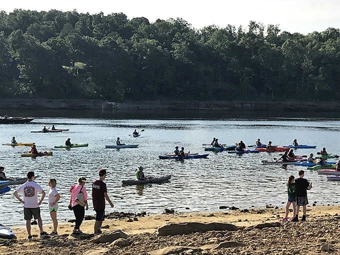 Summer lake days bring out the kayakers, beachgoers, and folks who remember when life moved at this perfect pace.