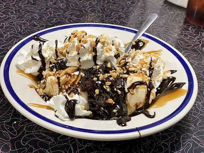 When brownies meet ice cream and whipped cream, beautiful friendships are formed in dessert heaven.