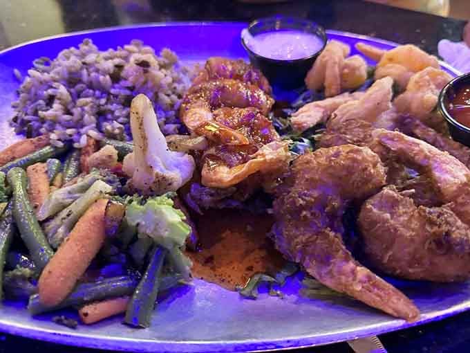 This shrimp trio looks like it swam straight from the lake to your plate for a delicious family reunion.