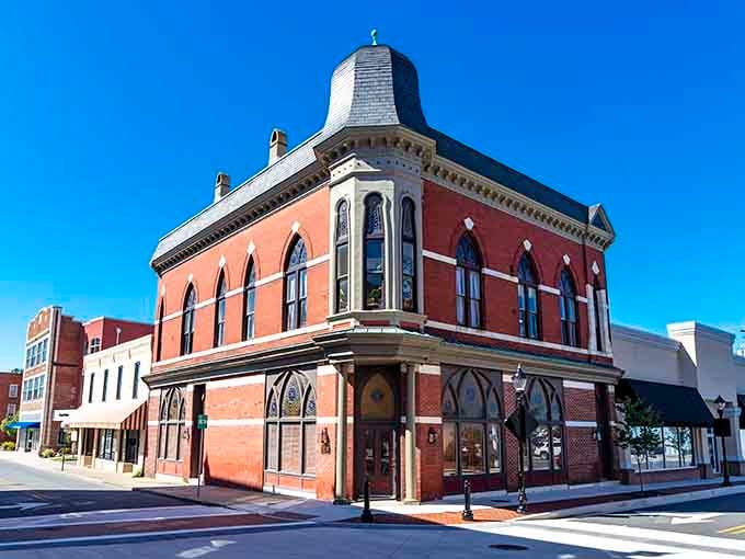 Victorian charm meets practical downtown living, where corner buildings still have character and stories to tell.