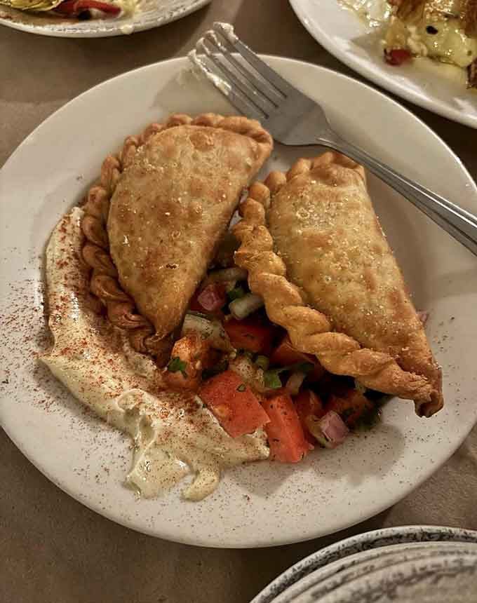 These empanadas prove that good things really do come in flaky, golden-brown packages with perfect crimping.