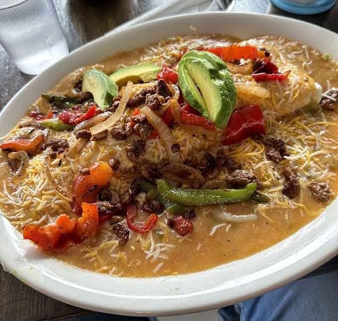 When your burrito needs a fork and knife, you know you're in for something special.