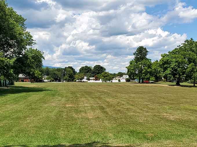 Green spaces and mountain views remind you that small-town life comes with some seriously big perks.